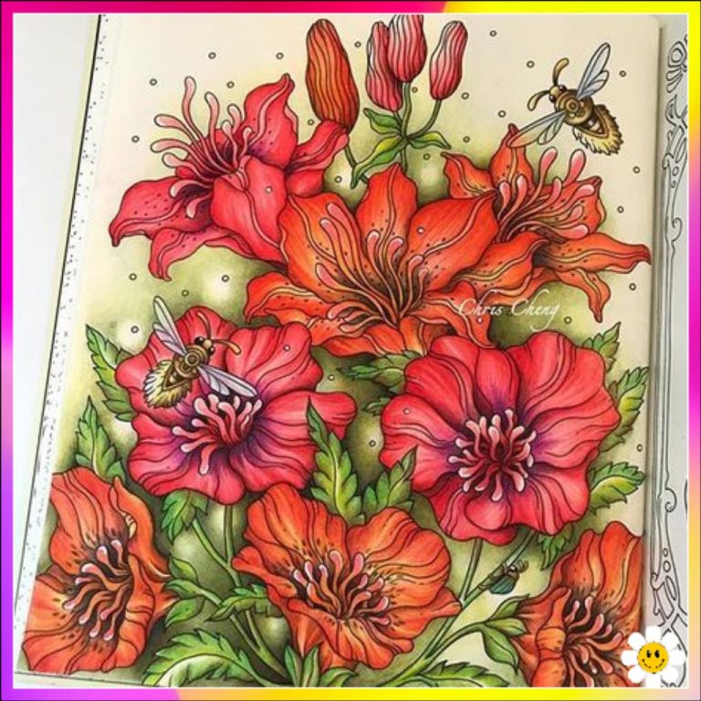 300+ Best Easy Flower Drawings » Flower Drawing