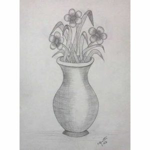 50+ Flower Pot Drawing Images & Pictures » Flower Drawing